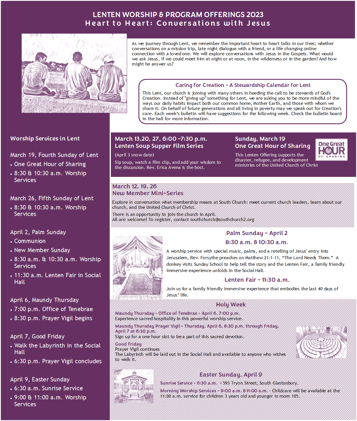 New poster half way for website – The Congregational Church in South ...