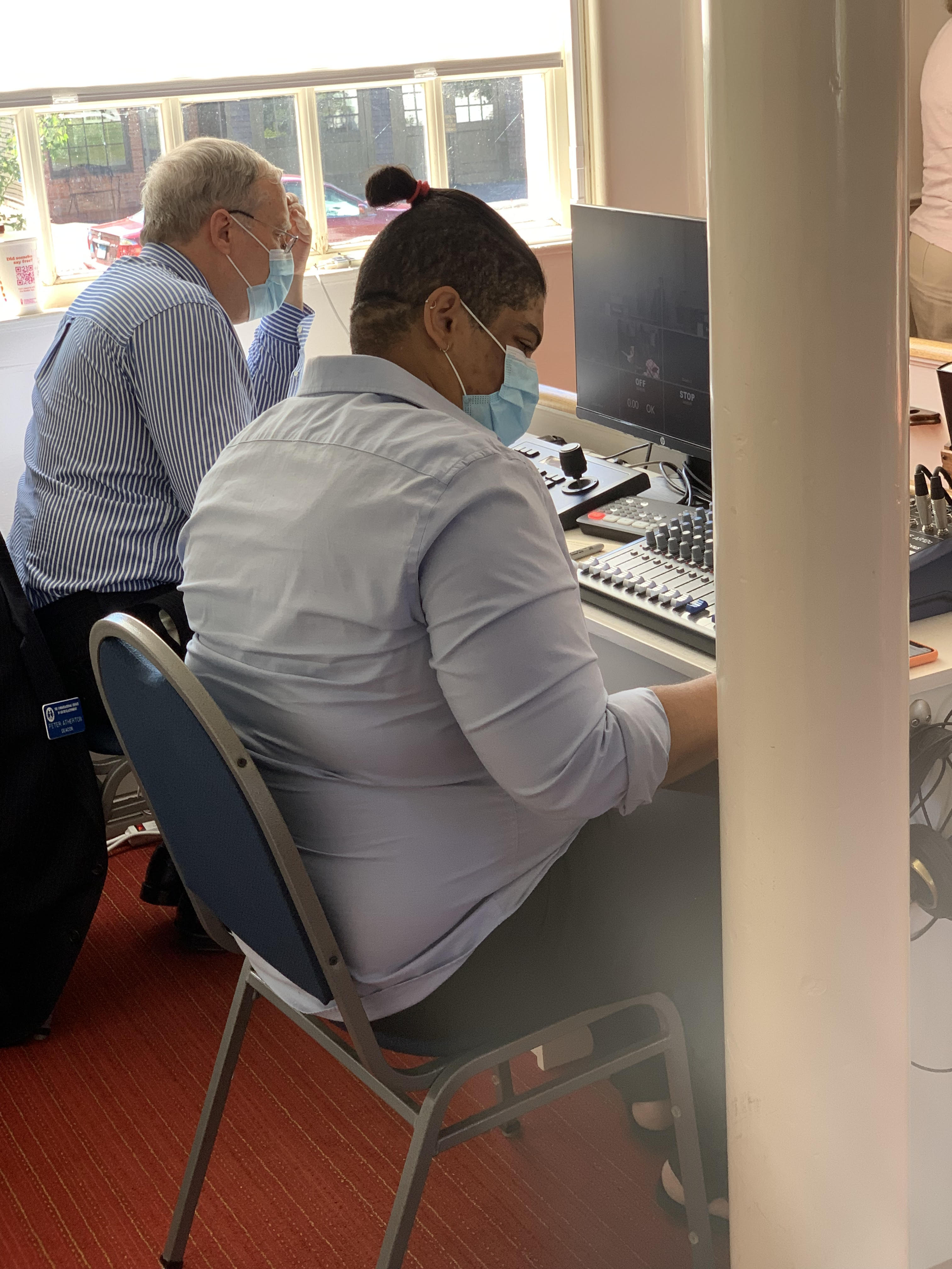 Sunday Tech crew – The Congregational Church in South Glastonbury